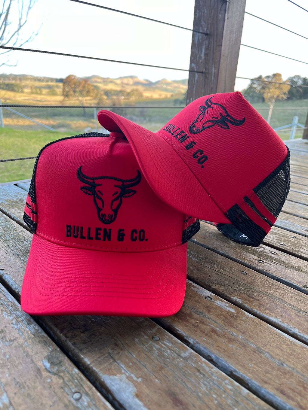 Red & Black Trucker LIMITED EDITION – Bullen & Co