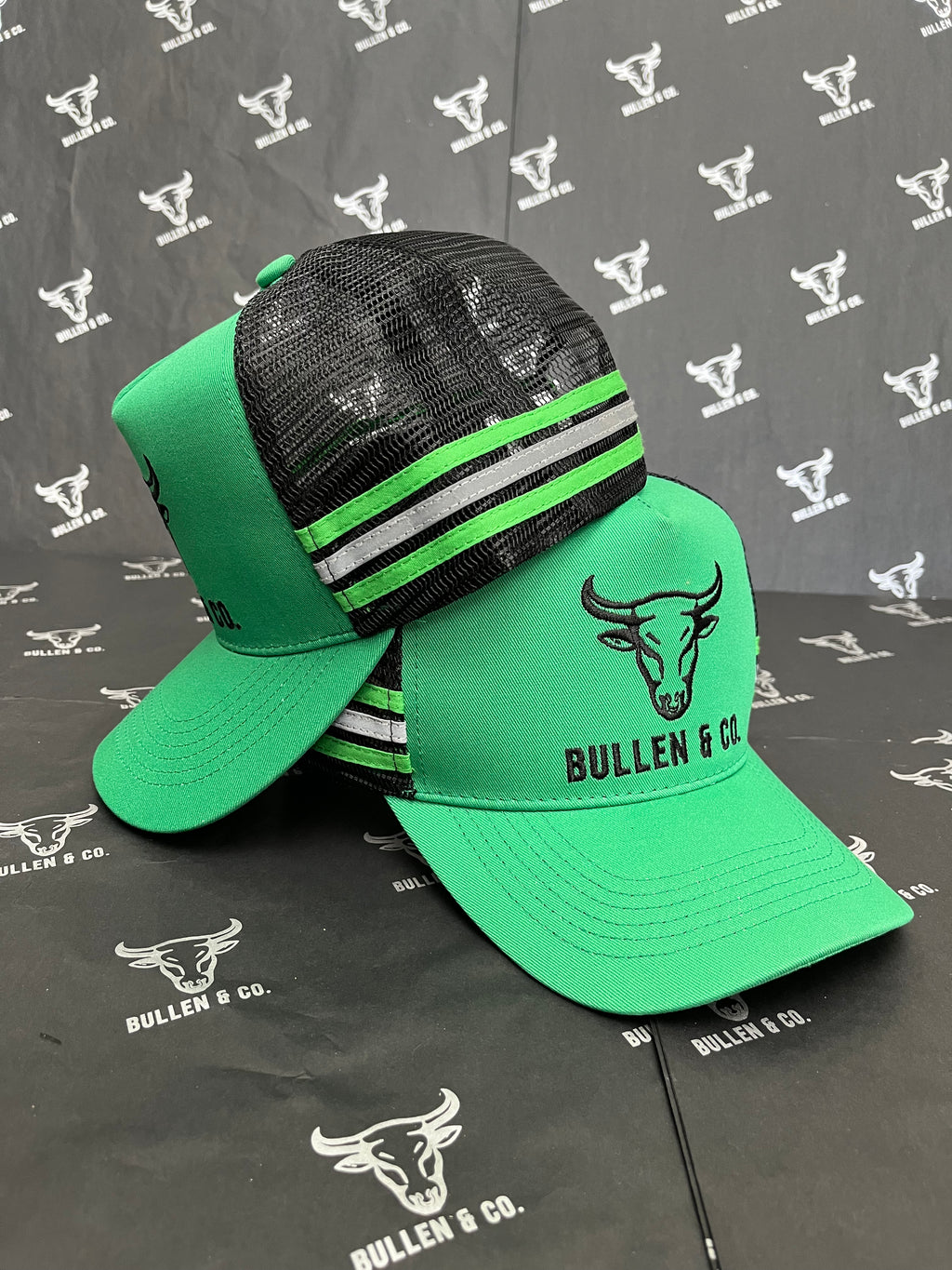 “BE SEEN” Green Trucker – Bullen & Co