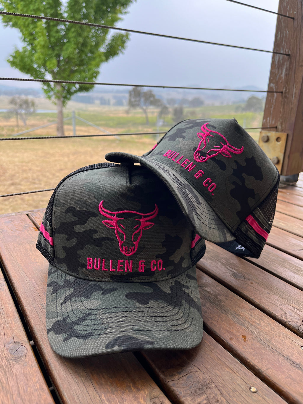 Hot Pink Camo Trucker – Bullen & Co